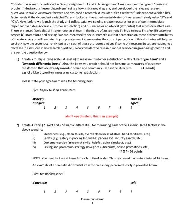 Solved Consider the scenario mentioned in Group assignments | Chegg.com