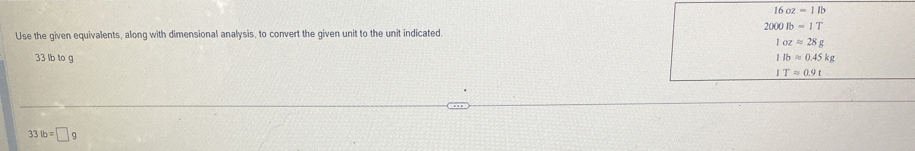 Solved Use the given equivalents, along with dimensional | Chegg.com