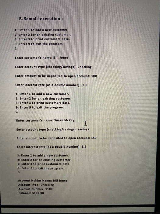 Solved Define the class bankAccount to implement the basic | Chegg.com