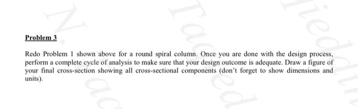 Solved Problem 3 Redo Problem 1 shown above for a round | Chegg.com