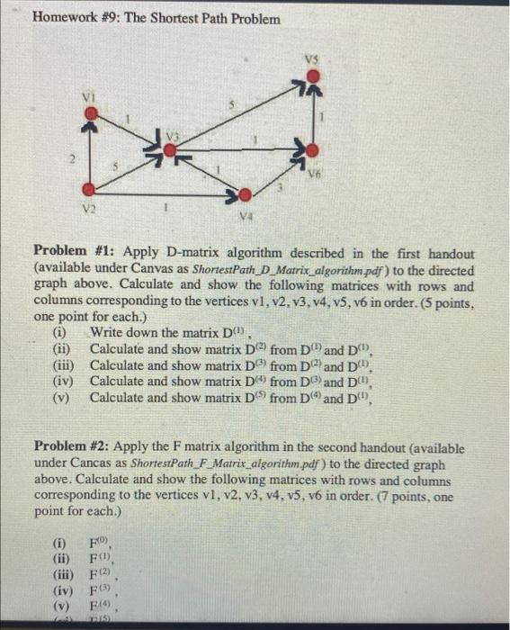 please answer for problem #1 (iv), (v), and on | Chegg.com