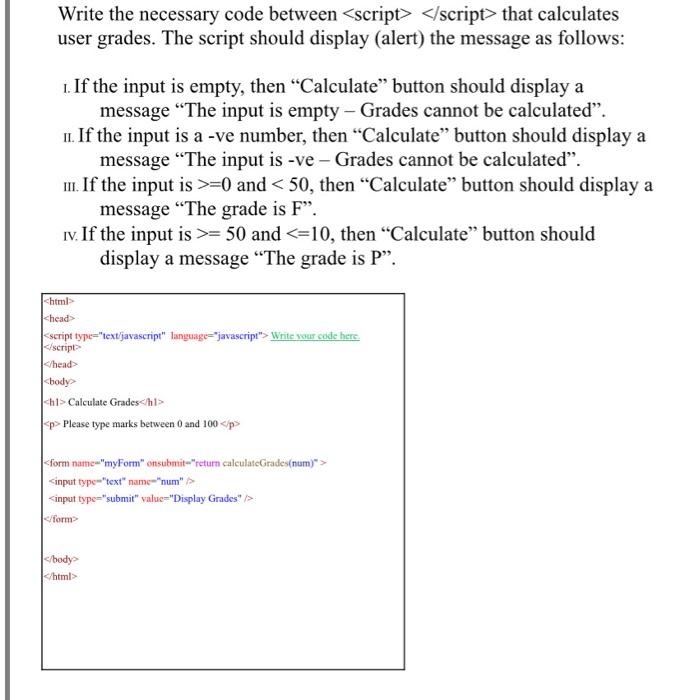 Solved Write the necessary code between that calculates | Chegg.com