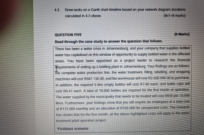Solved QUESTION FOUR[37 ﻿MARKSYou have decided to engage in | Chegg.com
