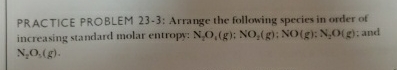 Solved PRACTICE PROBLEM 23-3: Arrange the following species | Chegg.com