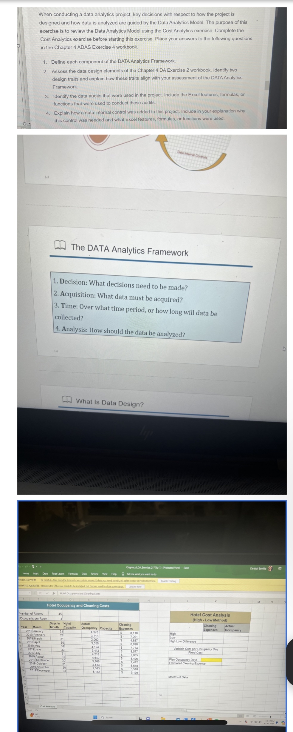 Solved When conducting a data analytics project, key | Chegg.com