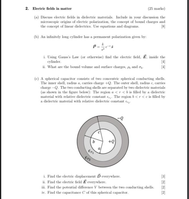 Solved electromagnetism Please provide a detailed step by | Chegg.com