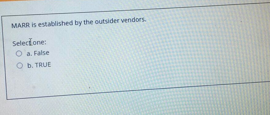 Solved 1 Arithmetic gradient series: of Select one: a. | Chegg.com