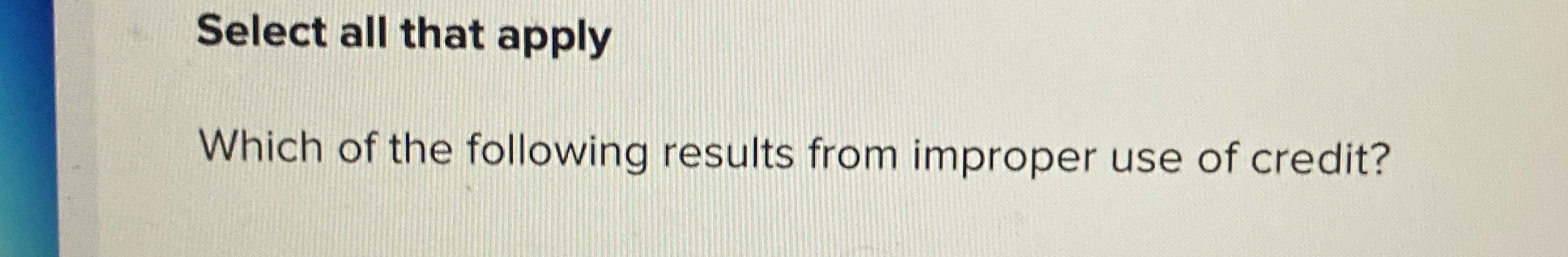 Solved Select all that applyWhich of the following results | Chegg.com