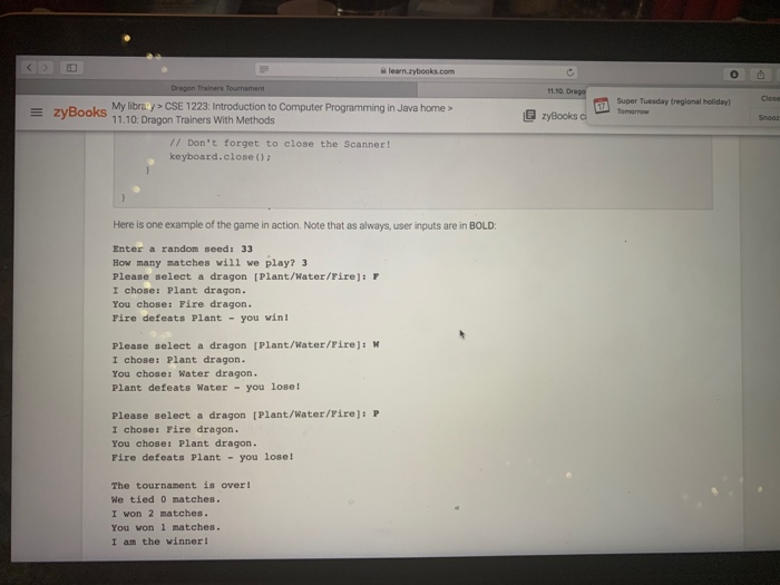 Solved Please use the following code. Thank you/** * YOUR | Chegg.com