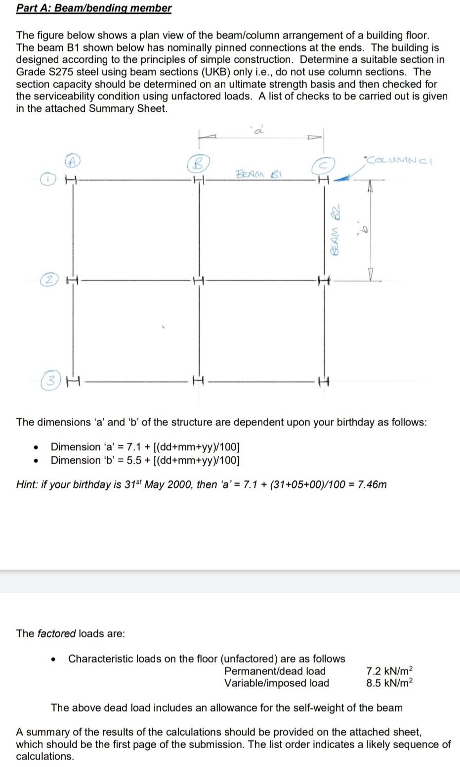 Solved Areas of bolts Tensile stress area Diameter of bolt d | Chegg.com