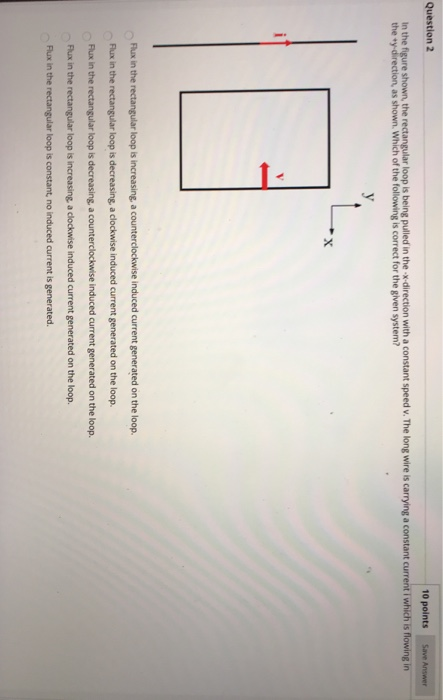 Solved Question 2 10 points Save Answer In the figure shown, | Chegg.com