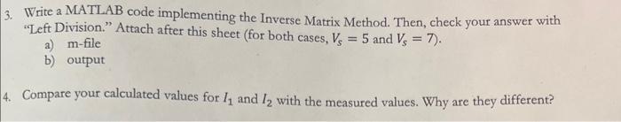3. Write a MATLAB code implementing the Inverse | Chegg.com
