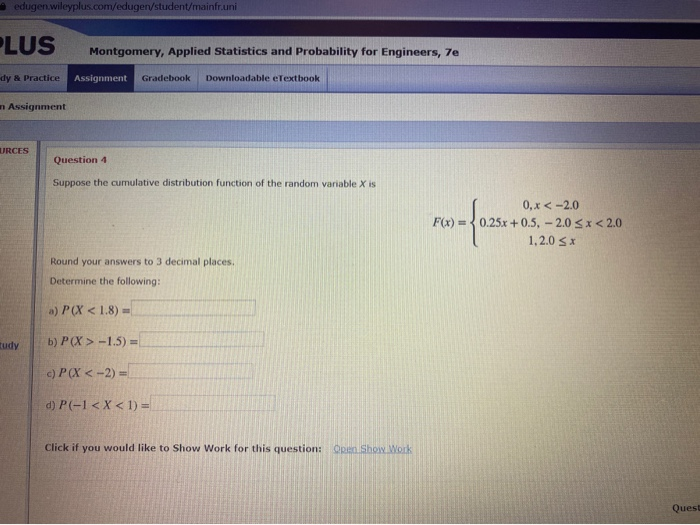Solved edugen wiltyplus.com/eduger student/mainfr.uni LUS | Chegg.com