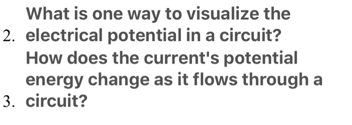 Solved What is one way to visualize the 2. electrical | Chegg.com
