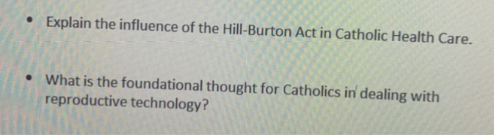 Solved Explain the influence of the Hill-Burton Act in | Chegg.com Solved Explain the influence of the Hill-Burton Act in | Chegg.com