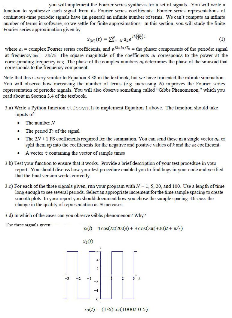 Solved All the required functions are provided in the image. | Chegg.com