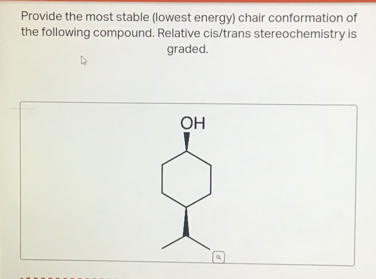 Solved Provide the most stable (lowest energy) ﻿chair | Chegg.com