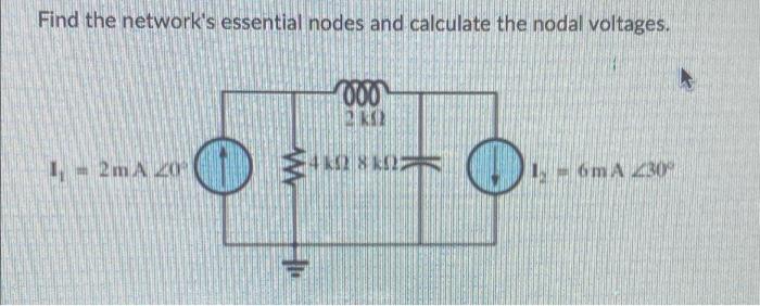 Solved Find the network's essential nodes and calculate the | Chegg.com