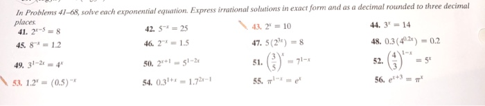 Solved Skill Building In Problems 5-40, solve each | Chegg.com