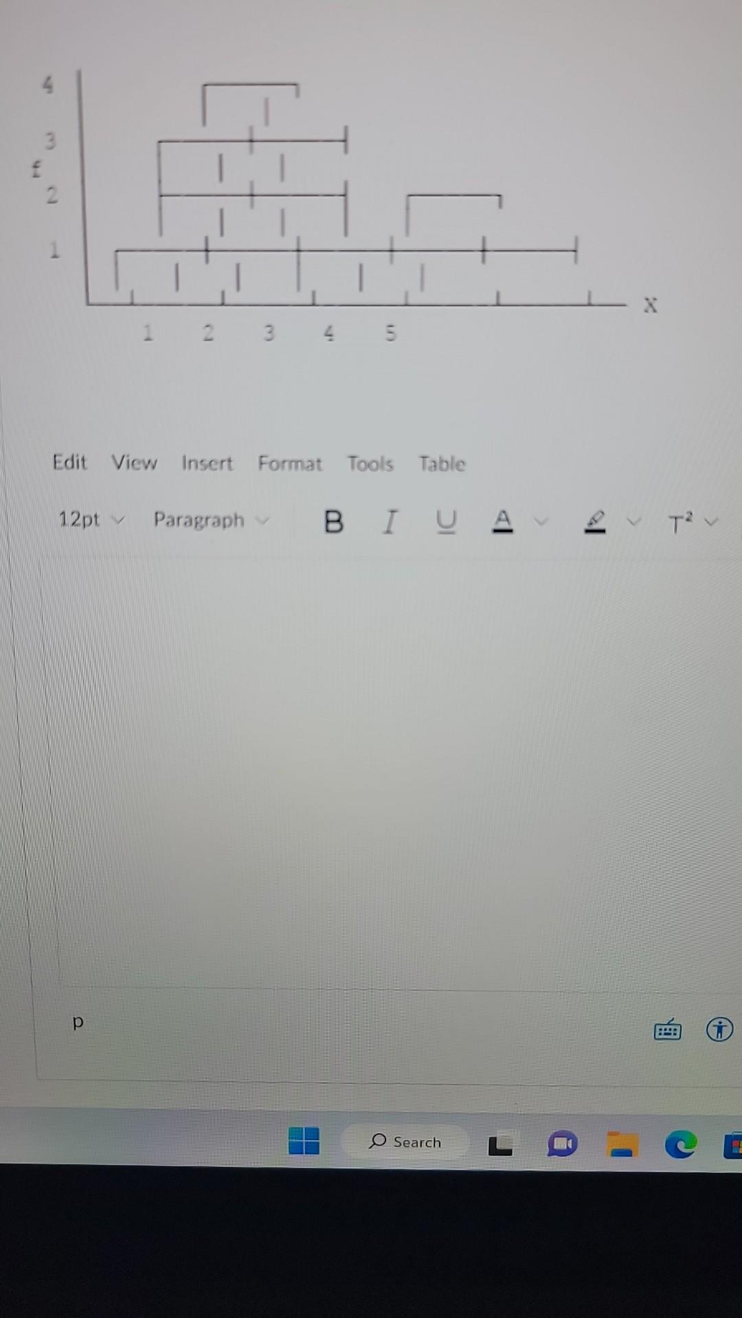 Edit View Insert Format Tools Table 12pt∨ Paragraph p | Chegg.com
