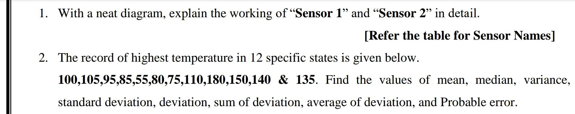 Solved 1. With a neat diagram, explain the working of | Chegg.com