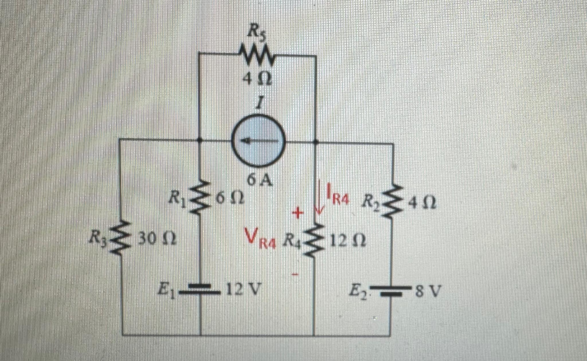 Solved Use superposition theorem to find the current through | Chegg.com