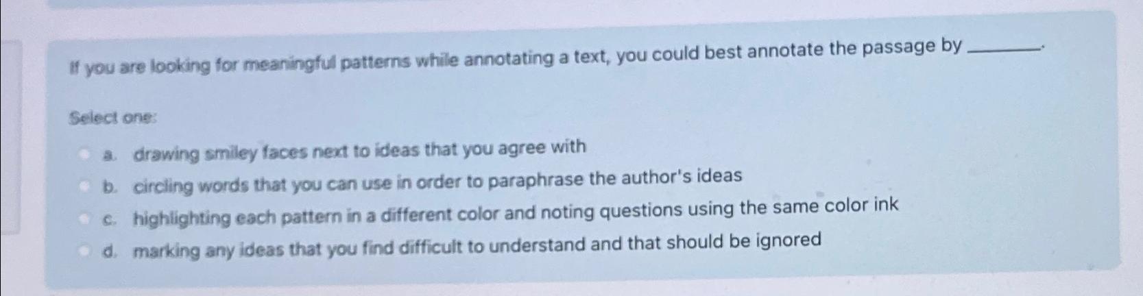 Solved If you are looking for meaningful patterns while | Chegg.com