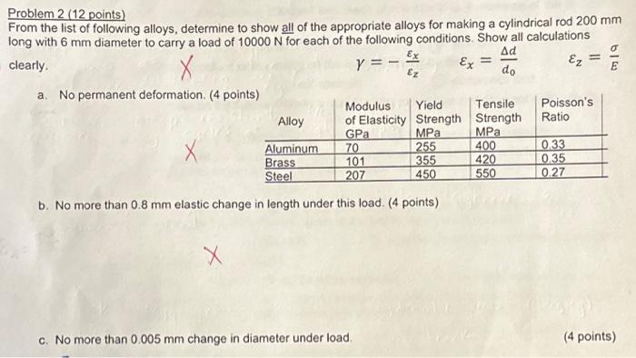 Solved Problem 2 ( 12 points) From the list of following | Chegg.com Solved Problem 2 ( 12 points) From the list of following | Chegg.com