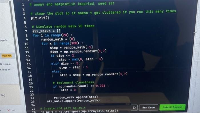 Solved Implement clumsiness With this neatly written code of | Chegg.com