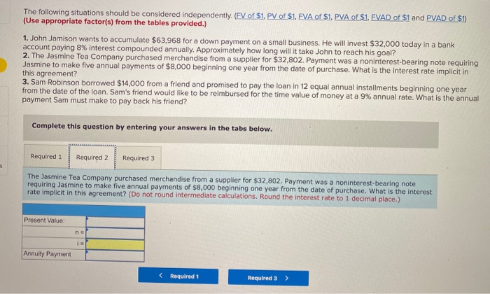 Solved Problem 5-6 (Algo) Solving for unknowns (L05-3,5-9) | Chegg.com