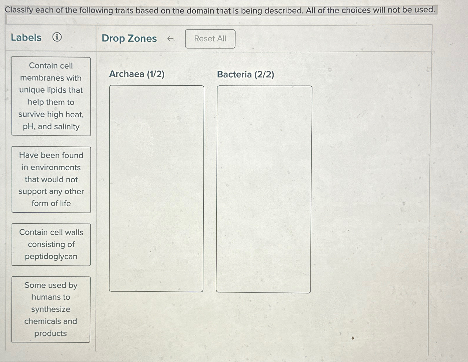 Solved Classify each of the following traits based on the | Chegg.com