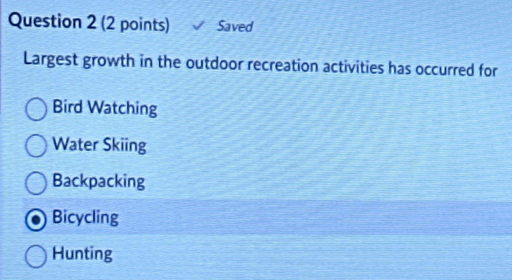 Solved Question 2 (2 points) SavedLargest growth in the | Chegg.com Solved Question 2 (2 points) SavedLargest growth in the | Chegg.com