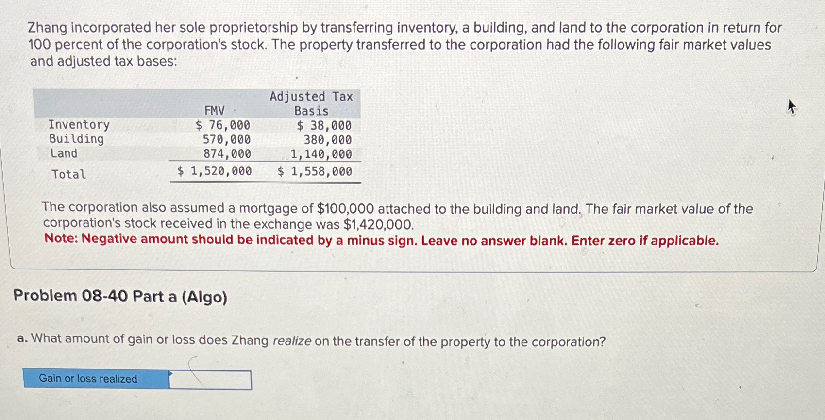 Solved Zhang incorporated her sole proprietorship by | Chegg.com