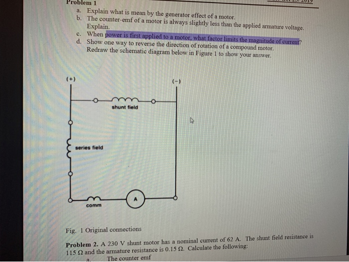 Solved Problem 1 a. Explain what is mean by the generator | Chegg.com