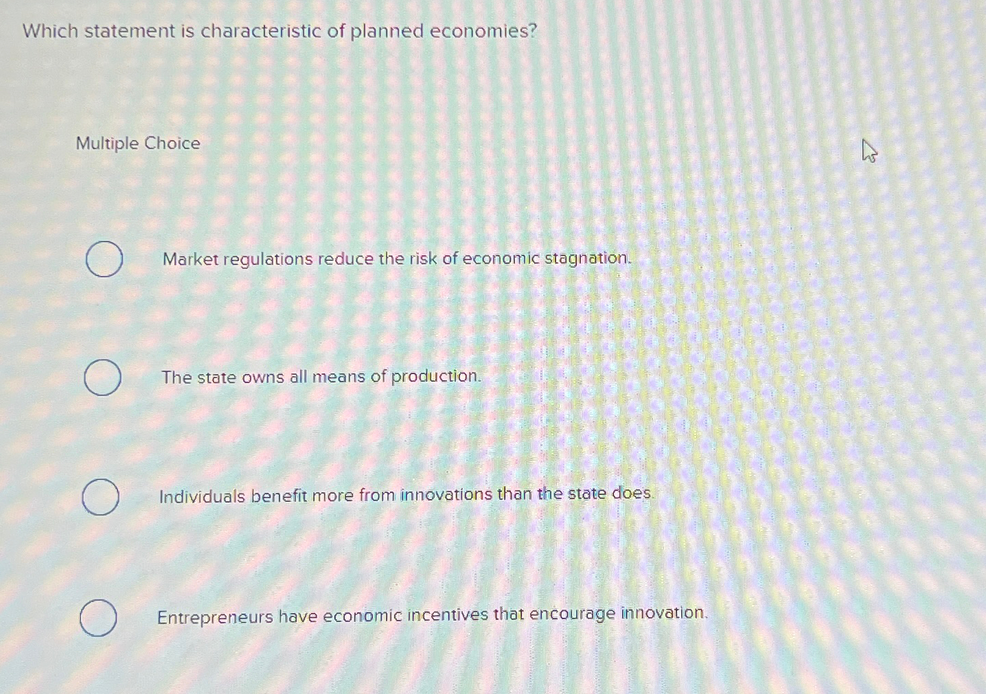 Solved Which statement is characteristic of planned | Chegg.com