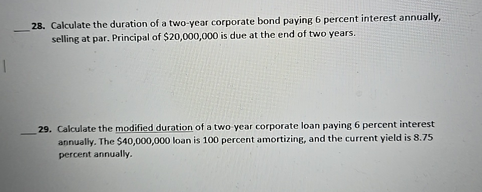 Solved I need help solving both these problems in excel, | Chegg.com