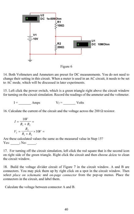 Solved EXPERIMENT 9 INTRODUCTION TO MULTISIM SOFTWARE | Chegg.com