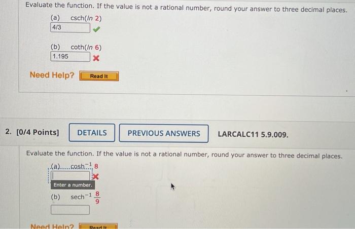 Solved Evaluate the function. If the value is not a rational | Chegg.com