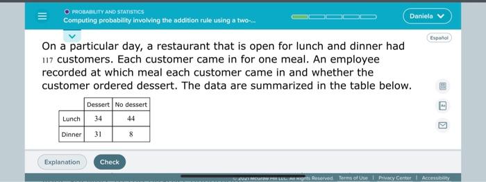 Solved PROBABILITY AND STATISTICS Computing probability | Chegg.com