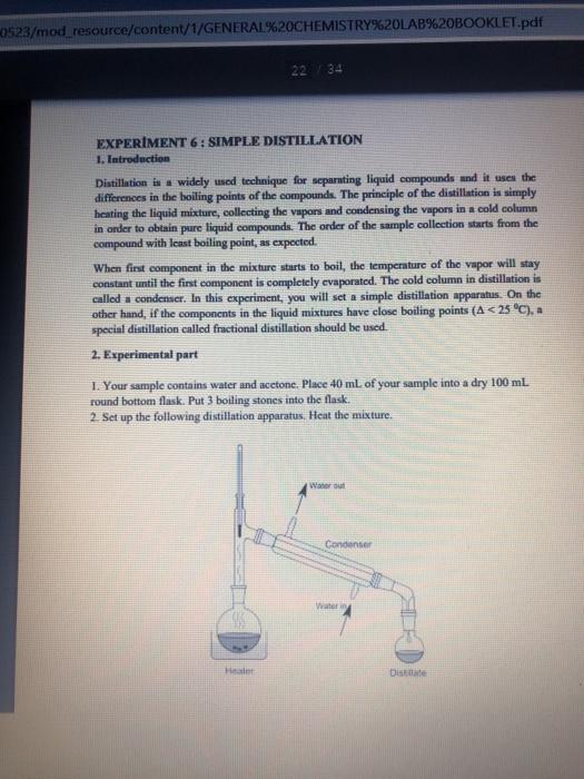 EXPERIMENT S:DETERMINATION OF ACETIC ACID IN VINEGAR | Chegg.com