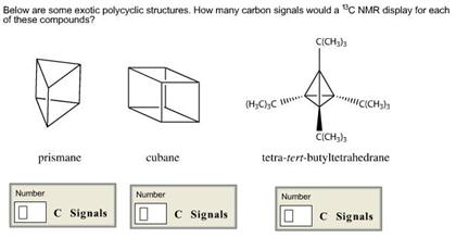 Solved Below are some exotic polycyclic structures. How many | Chegg.com