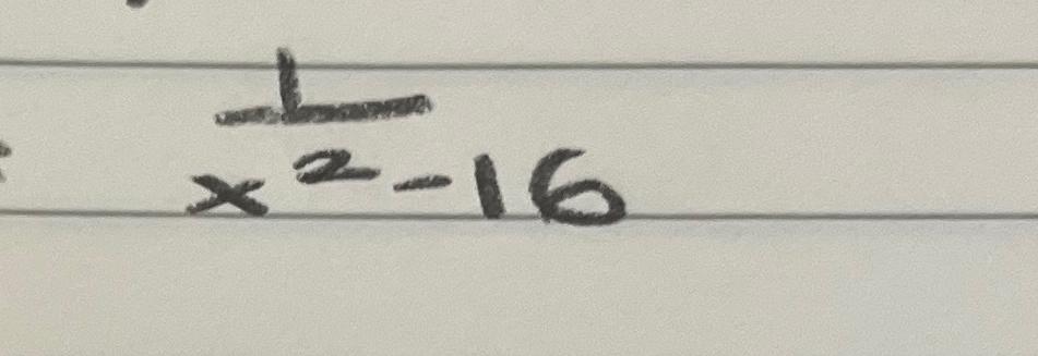Solved 1x2-16 ﻿Find the domain | Chegg.com