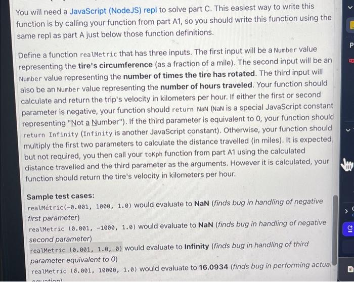 Solved Part C (4 points) - function calling user-defined | Chegg.com