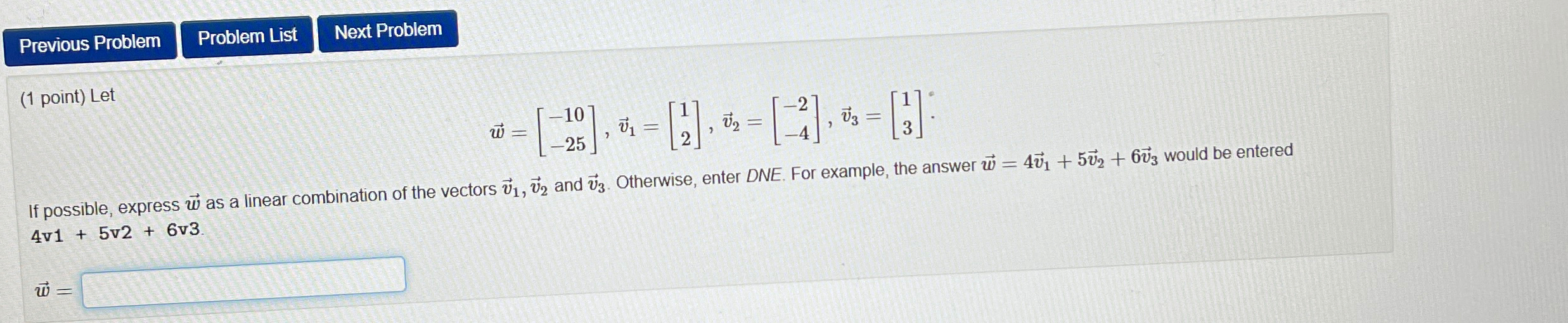 Solved (1 ﻿point) | Chegg.com