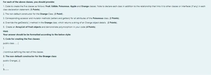 Solved Given the following UML Class Diagram that depicts | Chegg.com