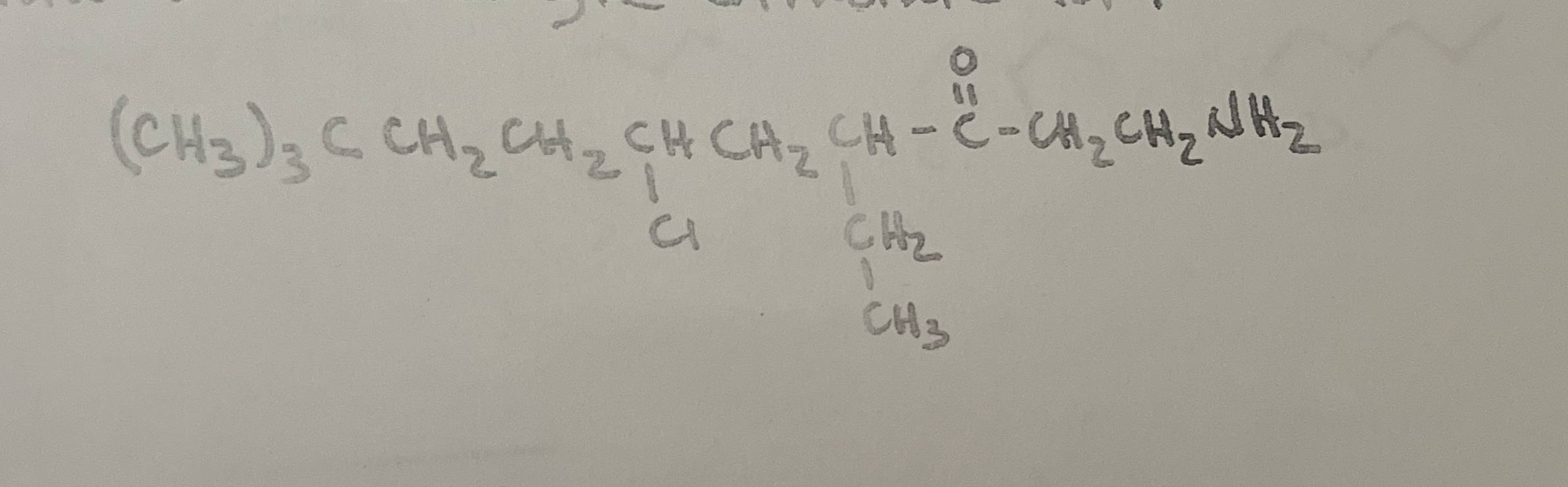 Solved draw a line angle structure for this molecule | Chegg.com