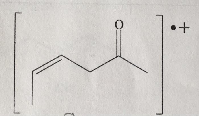 Solved a) Give structures for three possible fragmentation | Chegg.com