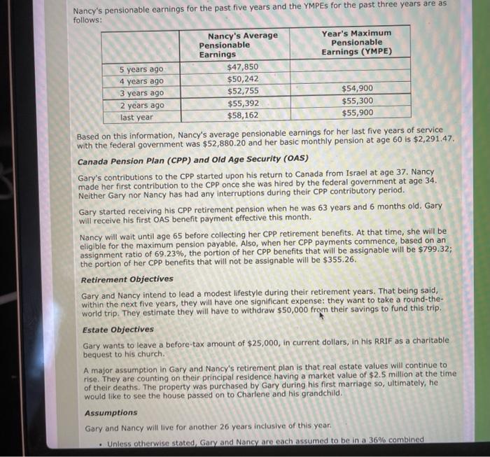 57 Questions 56 - 61 refer to the Case Study: Gary | Chegg.com