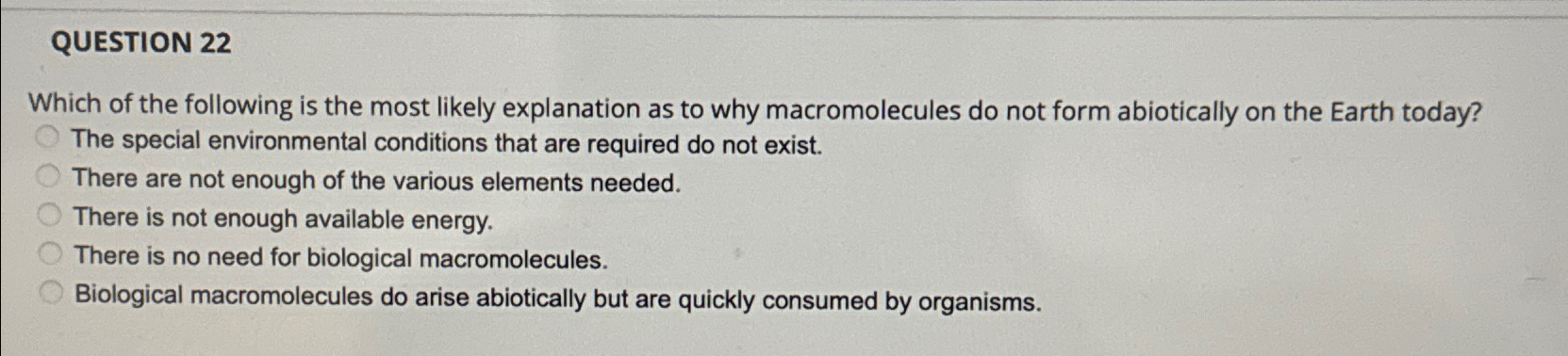 Solved QUESTION 22Which of the following is the most likely | Chegg.com