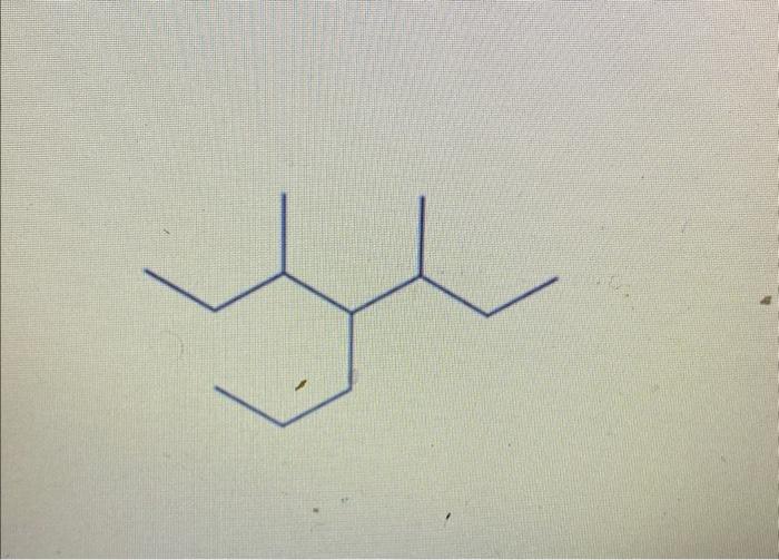 Solved identify and name the parent chain | Chegg.com